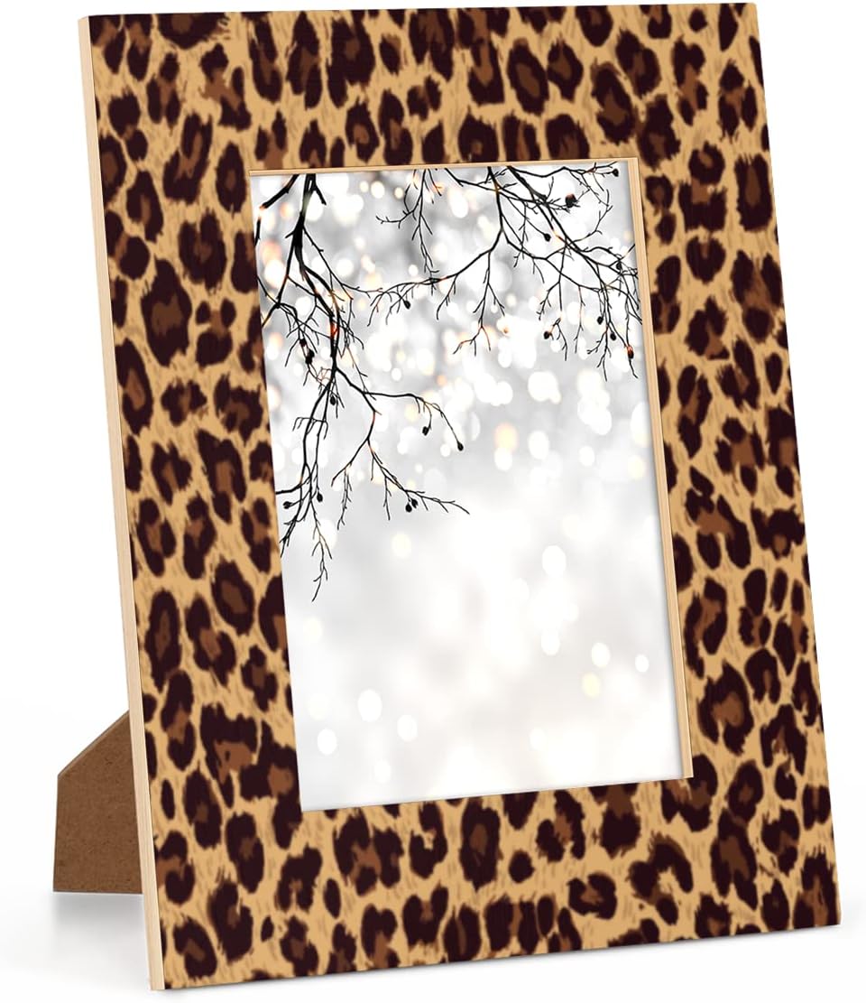Amazon.com - TropicalLife Leopard Skin Print 4x6 Picture Frames Cheetah ...