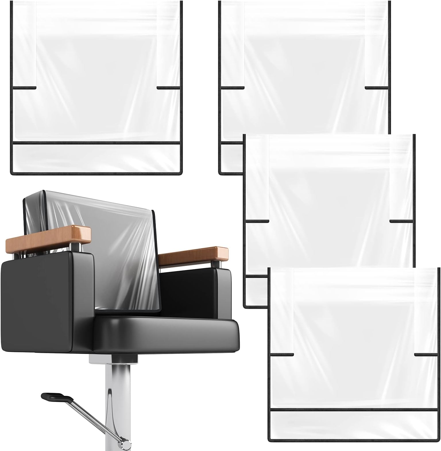 Amazon.com: Menolana 2 Pieces Salon Back Covers, Protective Seat Covers ...