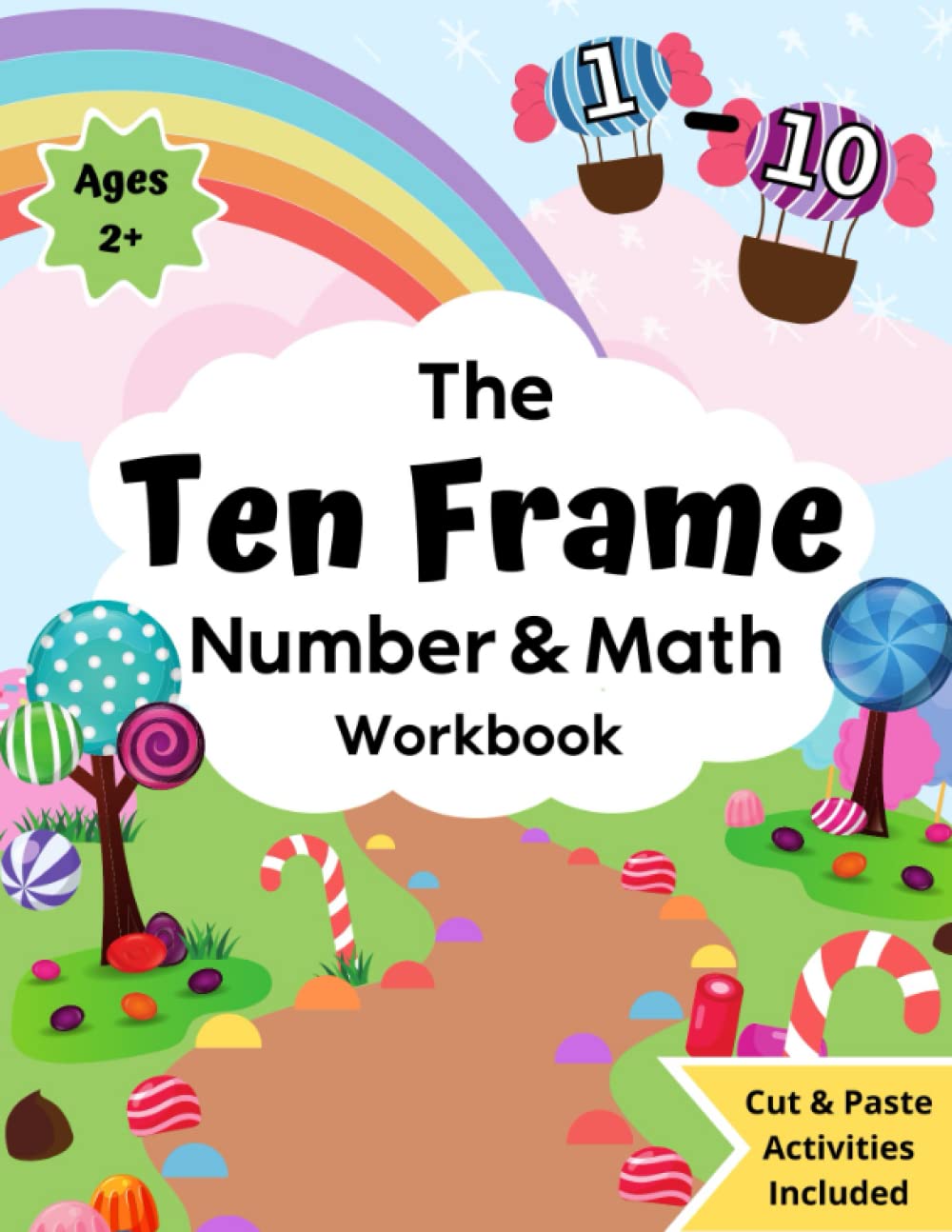 Buy The Ten Frame Number and Math Workbook: Toddler Math Workbook - Cut ...