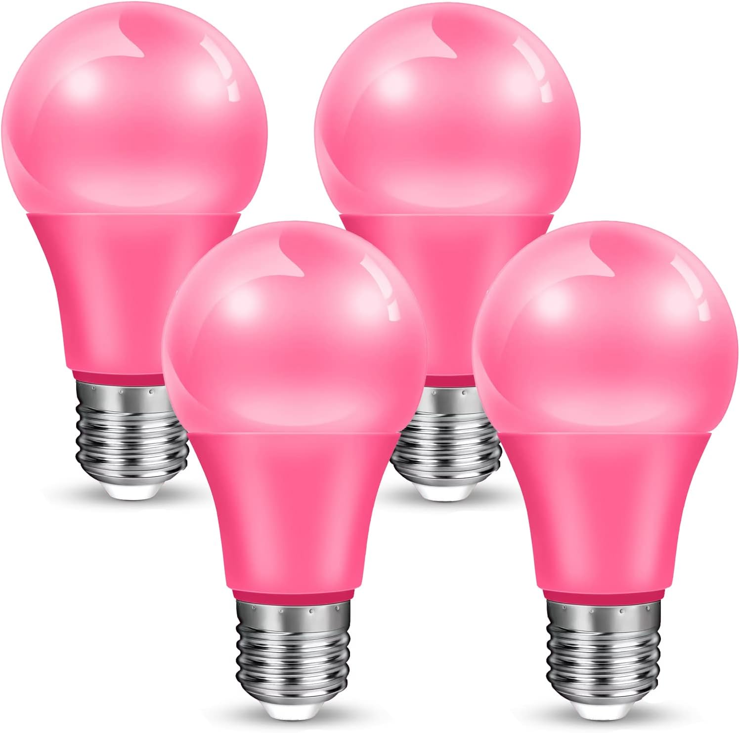 GE SOFT PINK LIGHT BULBS - 97483 specialty A19 bulbs (Pack of 12 ...