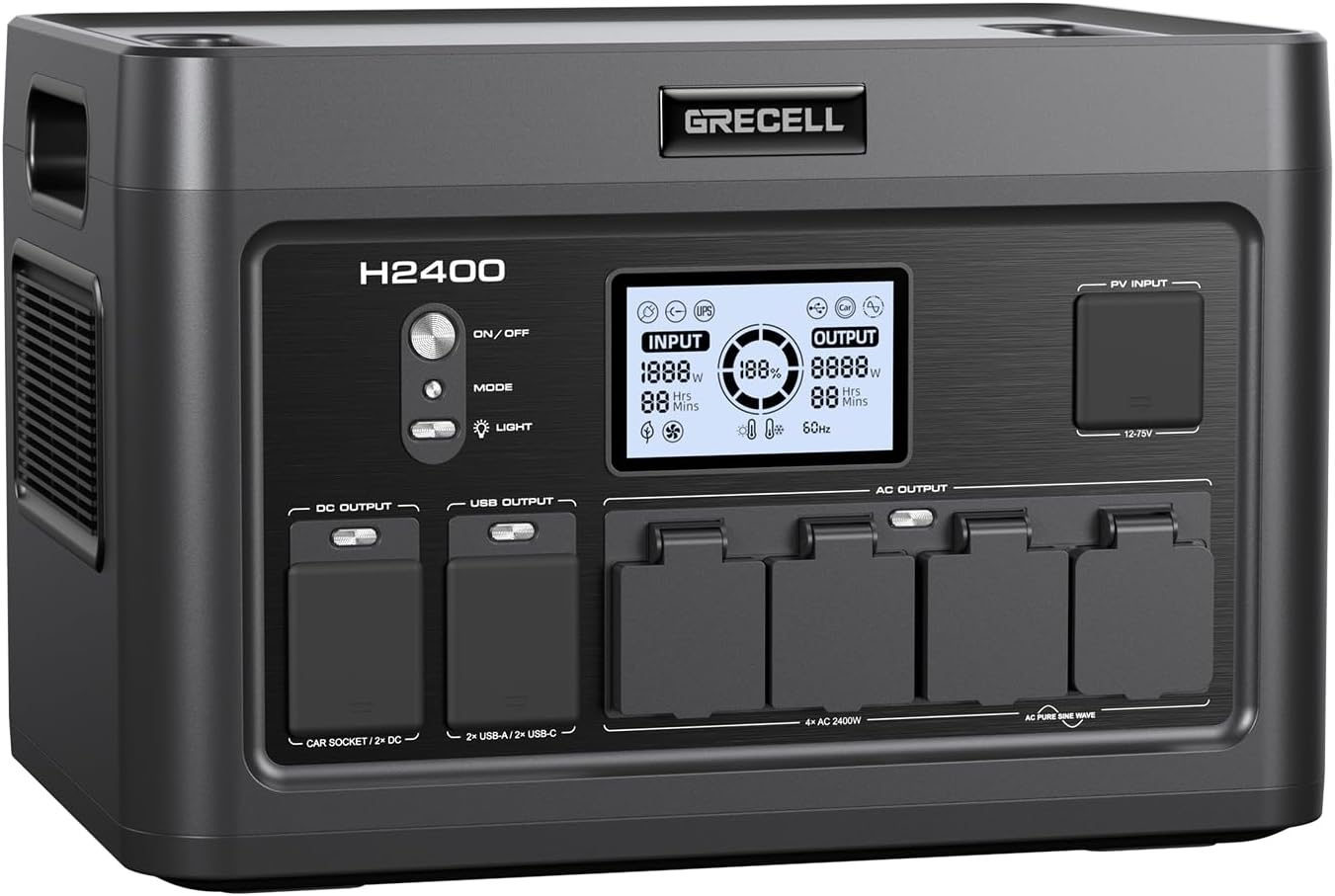 Amazon.com : EF ECOFLOW DELTA 2 Max Power Station Extra Battery, 2048Wh ...