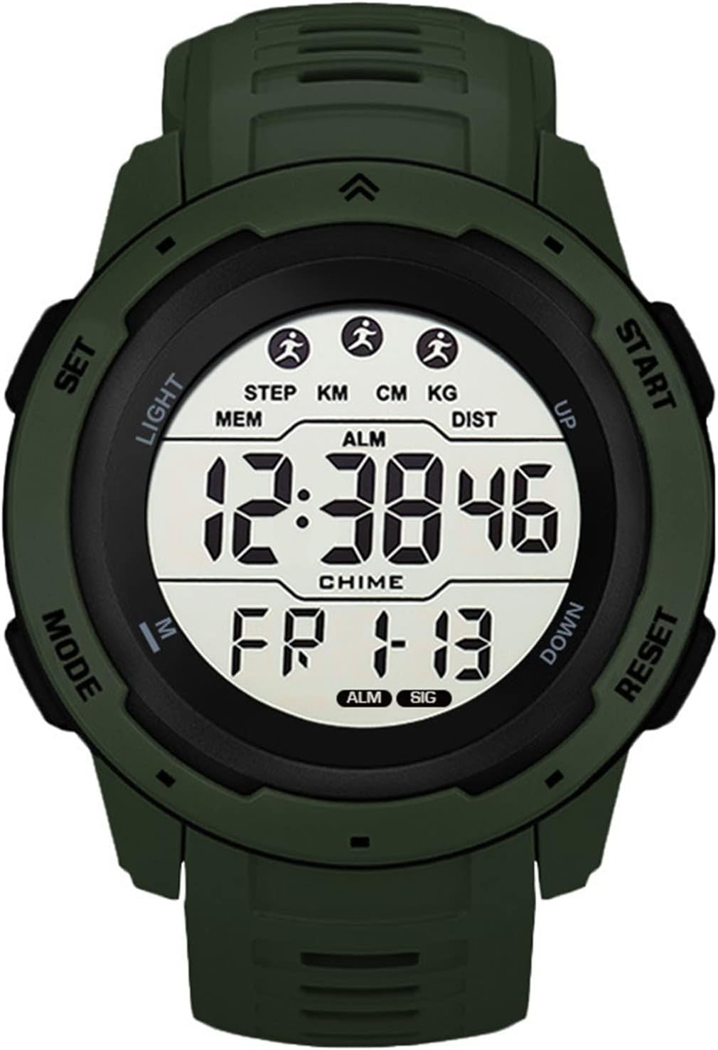 WBTY Reloj militar para hombre, resistente al agua, multifunción, para ...