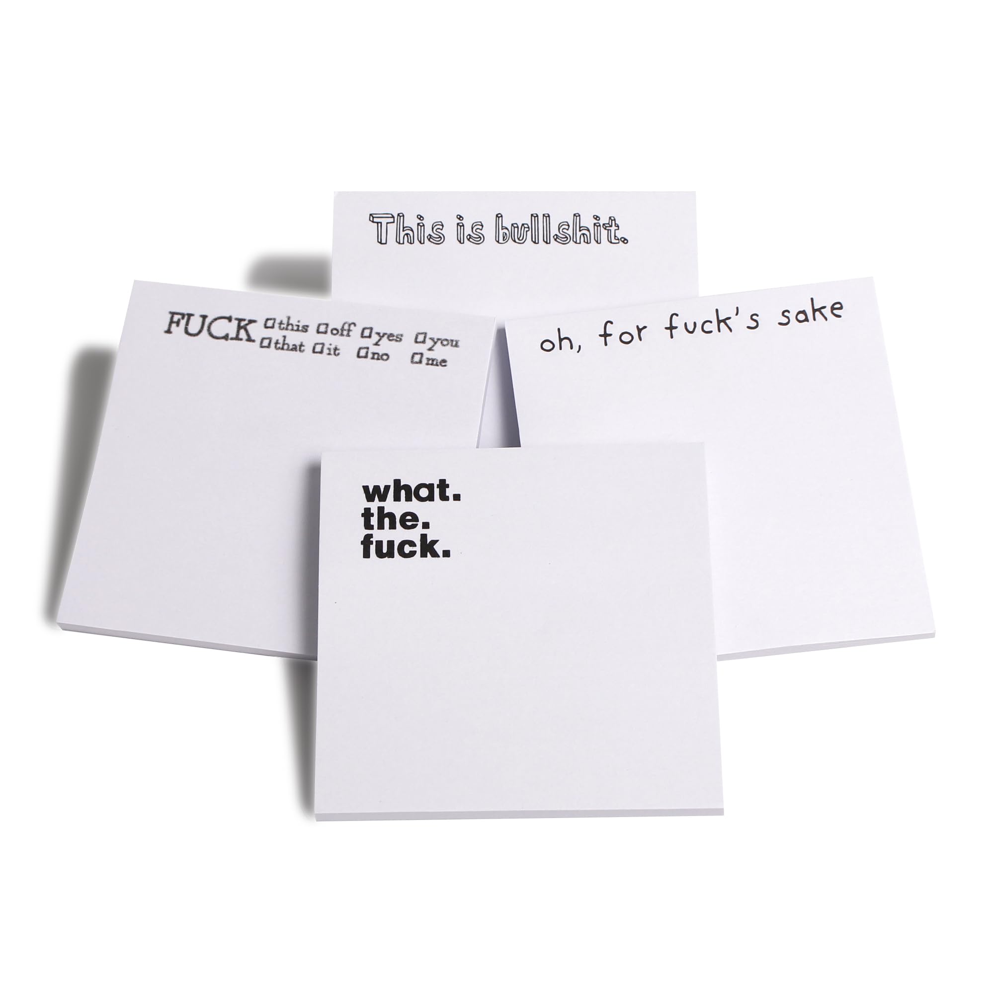 Amazon.com : Funny Sticky Note What The F*ck Sticky Notepad Novelty ...