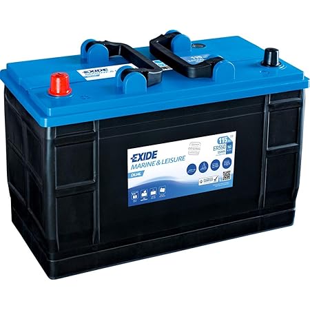 Exide 12V 115AH (110AH) HD Deep Cycle Leisure Battery ER550 - PORTA ...