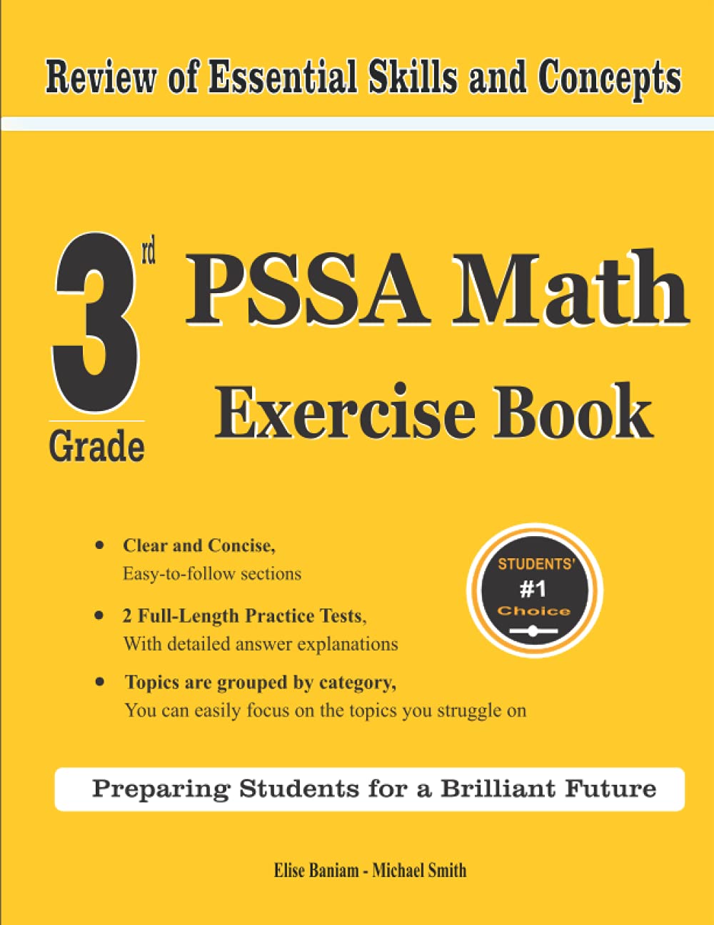 3rd Grade PSSA Math Exercise Book: Review of Essential Skills and ...