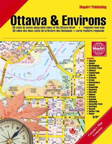 Ottawa and Area Deluxe Map Book: MapArt, MapArt, MapArt: 9781553682769 ...