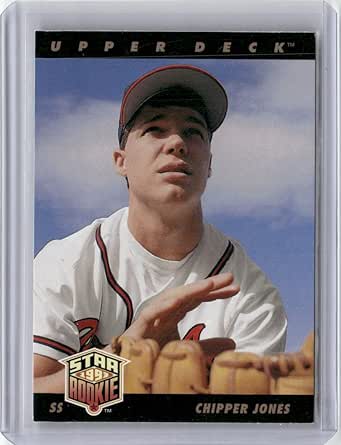 Amazon.com: Vintage 1993 Upper Deck Chipper Jones #24 Rookie RC ...