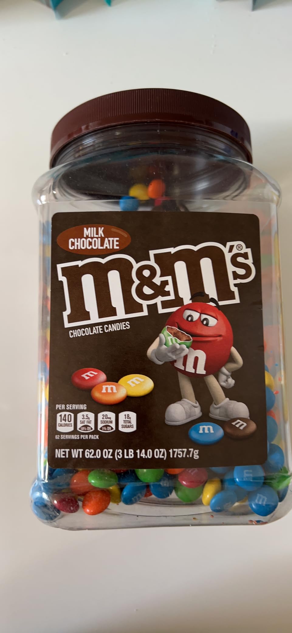 Amazon.com: Bulk Peanut M&Ms- 1 LB Resealable Stand Up Candy Bag ...