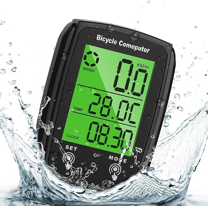 Buy Bike Computer and Bicycle Odometer Wired KM/H Bike Speedometer with ...