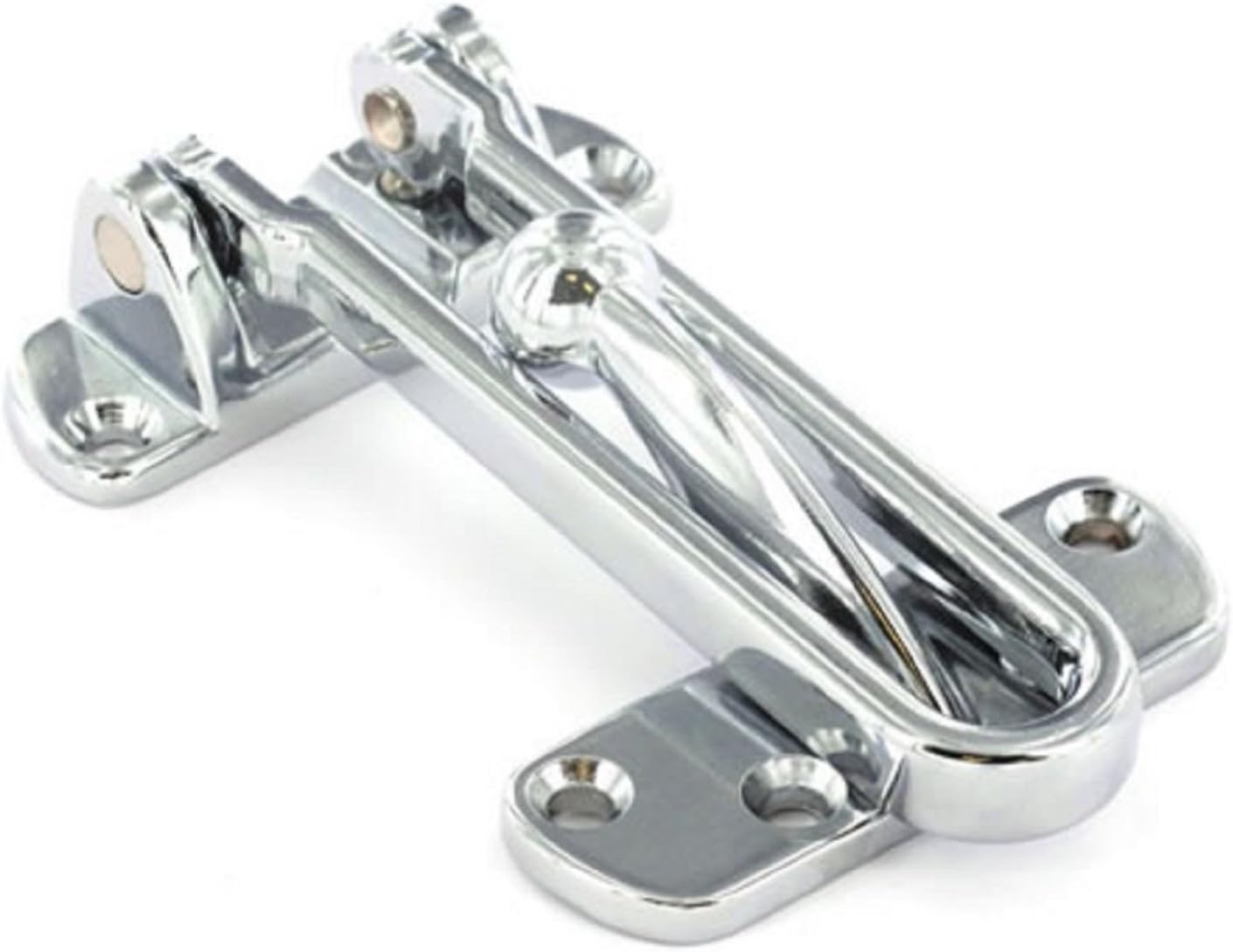 Chrome Plated - Front Door Security Chain Restrictor Heavy Duty Strong ...