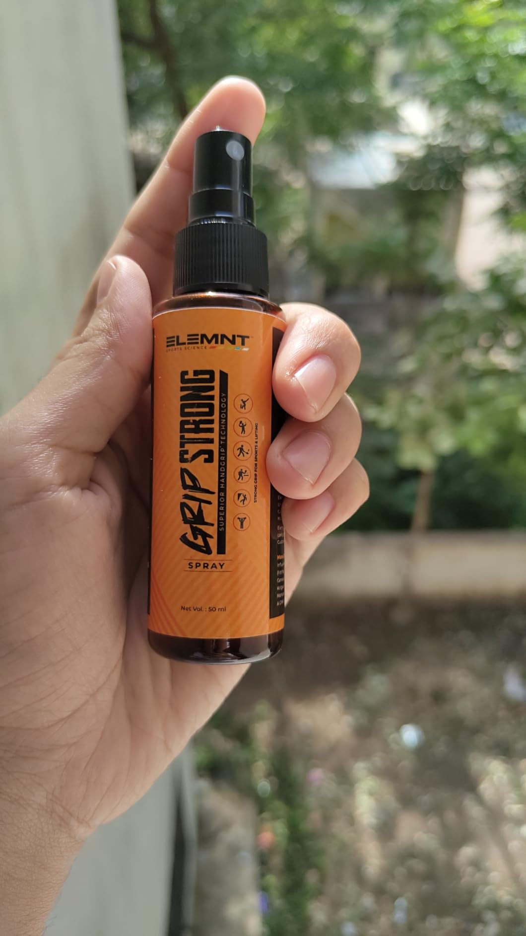 Elemnt GripStrong Spray for Sports Gloves | Cricket, Gym Lifting ...