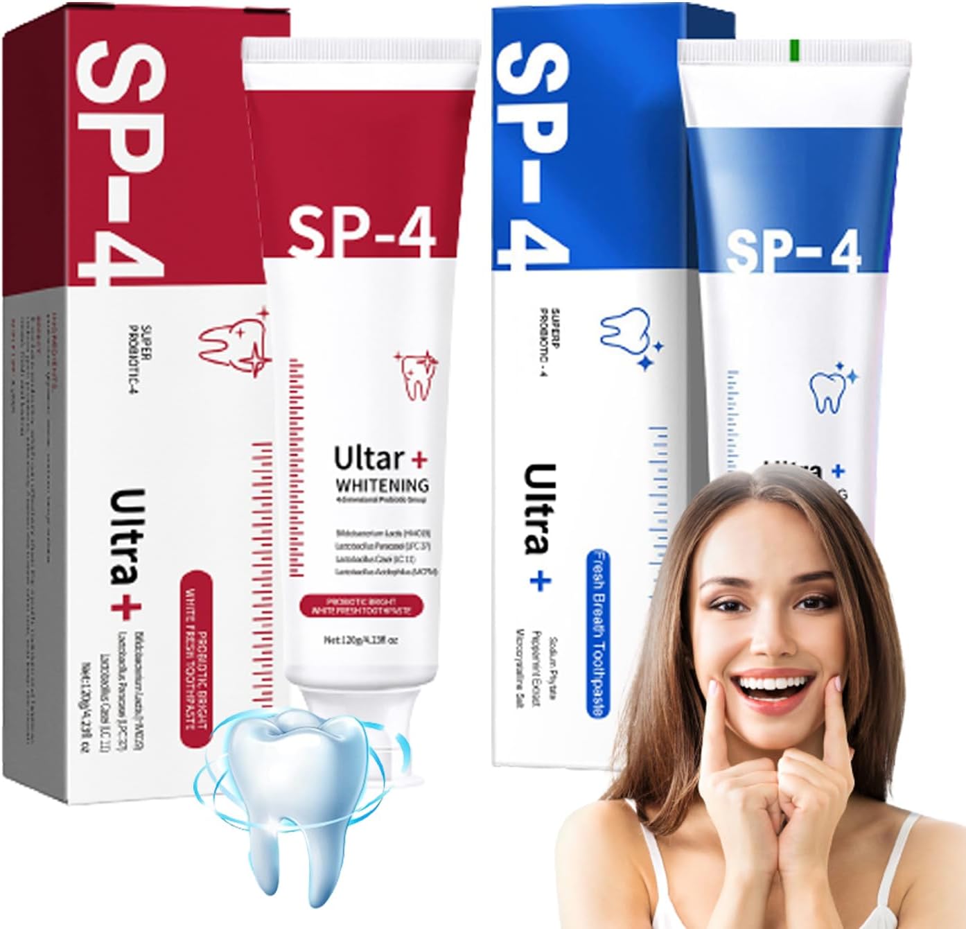 2023 New Sp-4 Probiotic Whitening Toothpaste, Sp-7 Probiotics Whitening ...