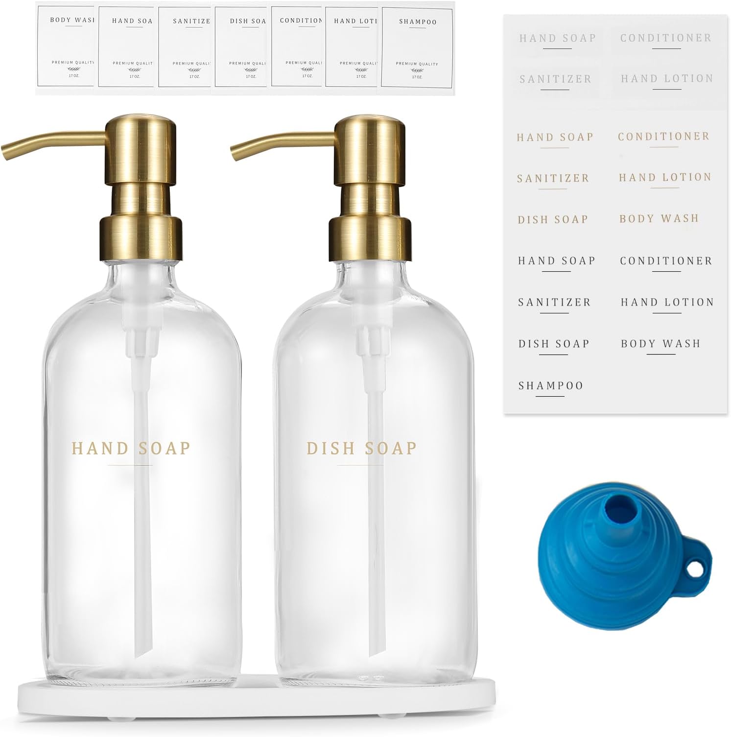 Amazon.com: IParts Christmas Tree Soap Dispenser with Rust Proof 304 ...