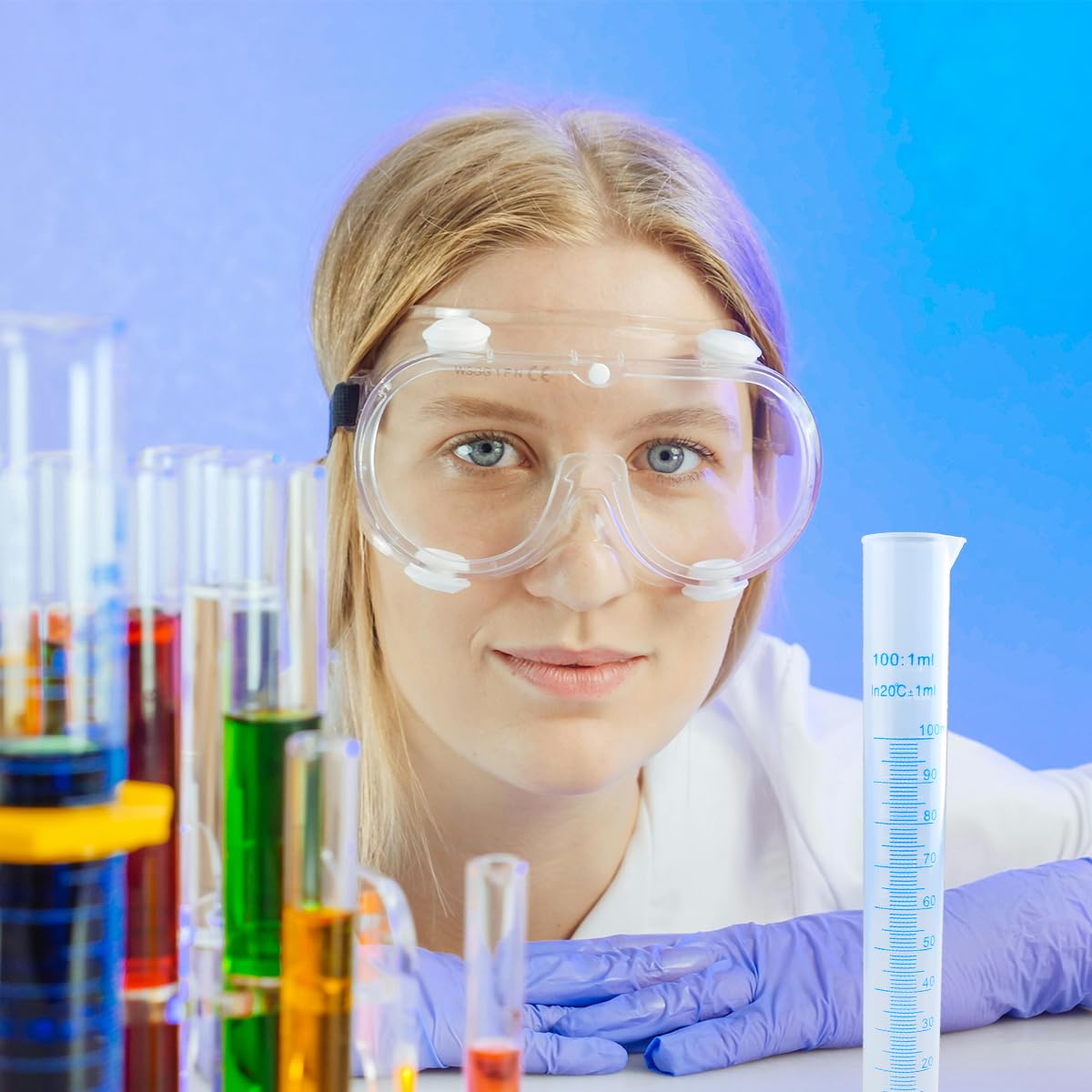 Thyonta Plastic Double-Sided Scale Measuring Cylinder Liquid Measuring ...