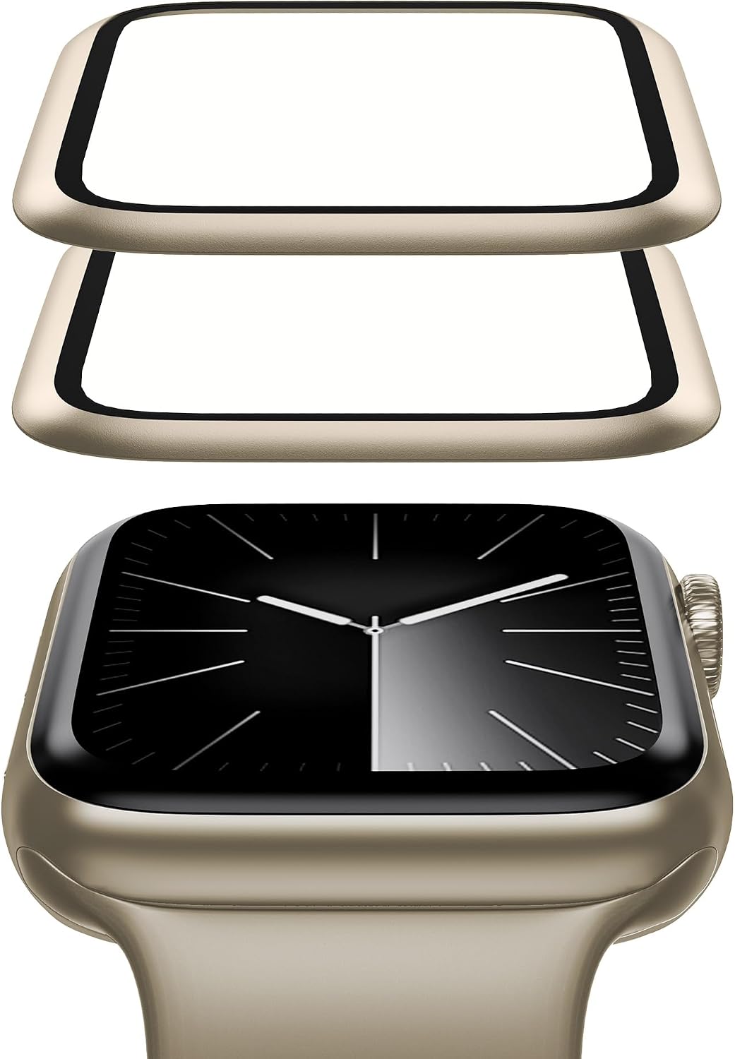 Amazon.com: FitMount 2 Pack for Apple Watch Series 9/8/7 41mm Screen ...