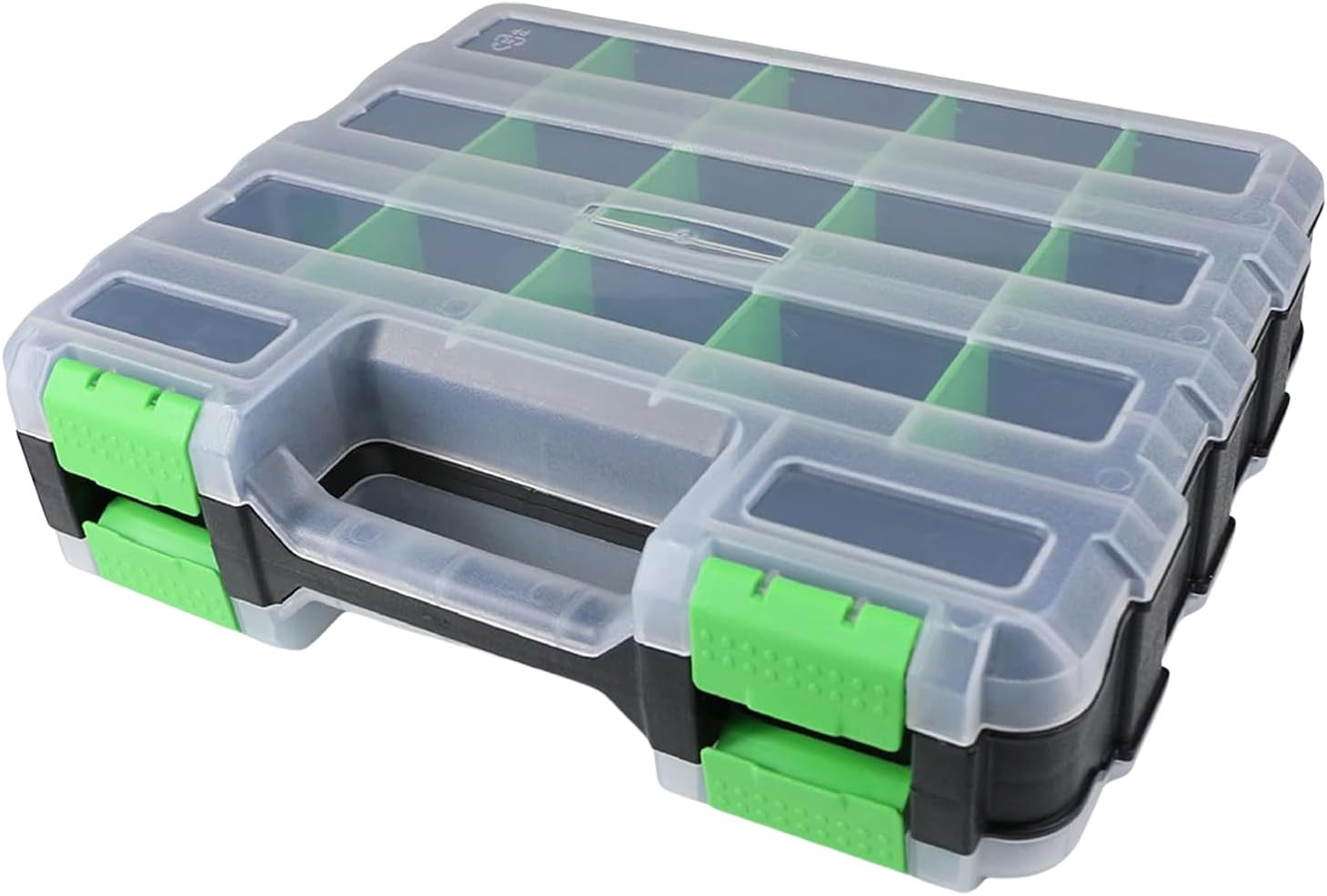 Tool Organizers Small Parts Box With Removable Compartments Double Side ...