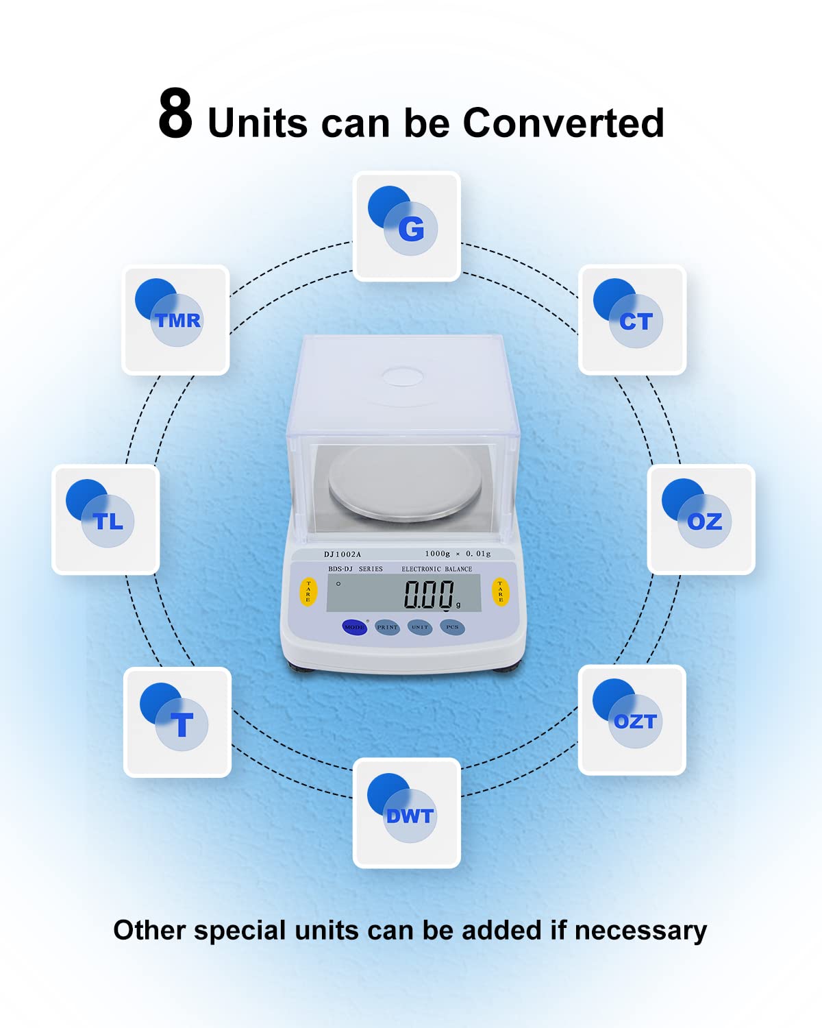 Snapklik.com : Precision Lab Scale 1200gx001 Gram Resolution, 10mg LCD ...