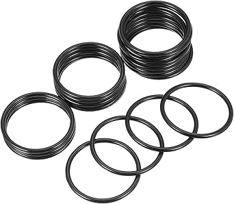 PATIKIL Metal O Rings, Electroplated Zinc Alloy O Ring Buckle Seamless ...