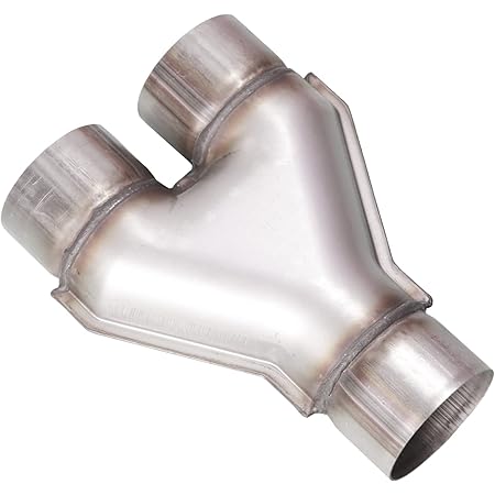 Amazon.com: AFLOW Universal 409 Stainless Steel Exhaust Y Pipe, 3 ...