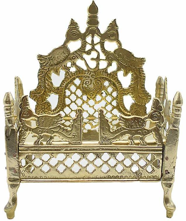 Buy Shivnandini Heavy Brass Singhasan Large Size Used in Temple for ...