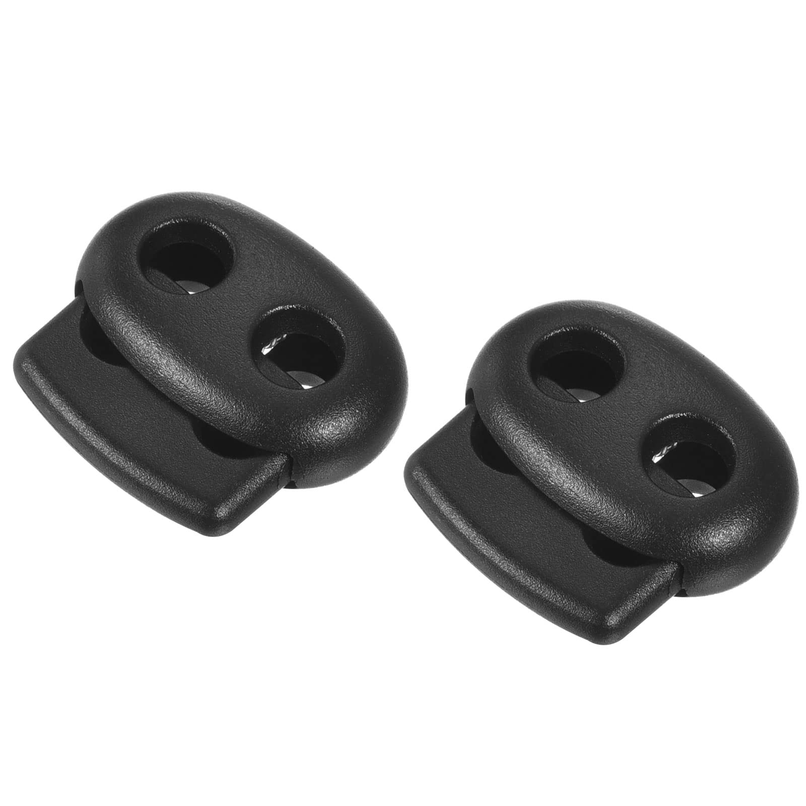 Plastic Cord Lock(0.24")20pcs, Double Hole Spring Toggle Stopper ...