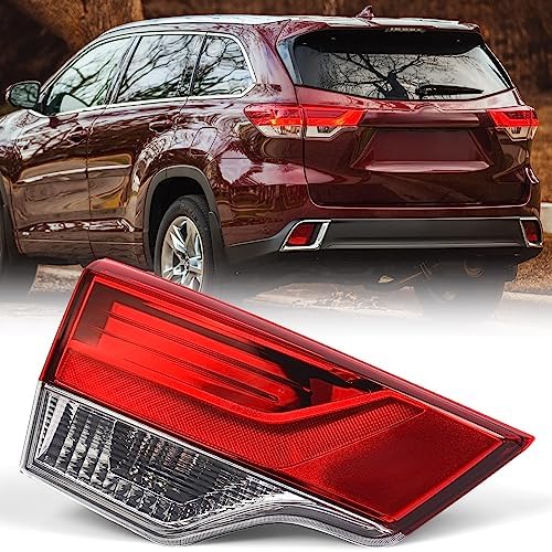 Amazon.com: Huray Left Inner Tail Light for Toyota Highlander 2017-2019 ...