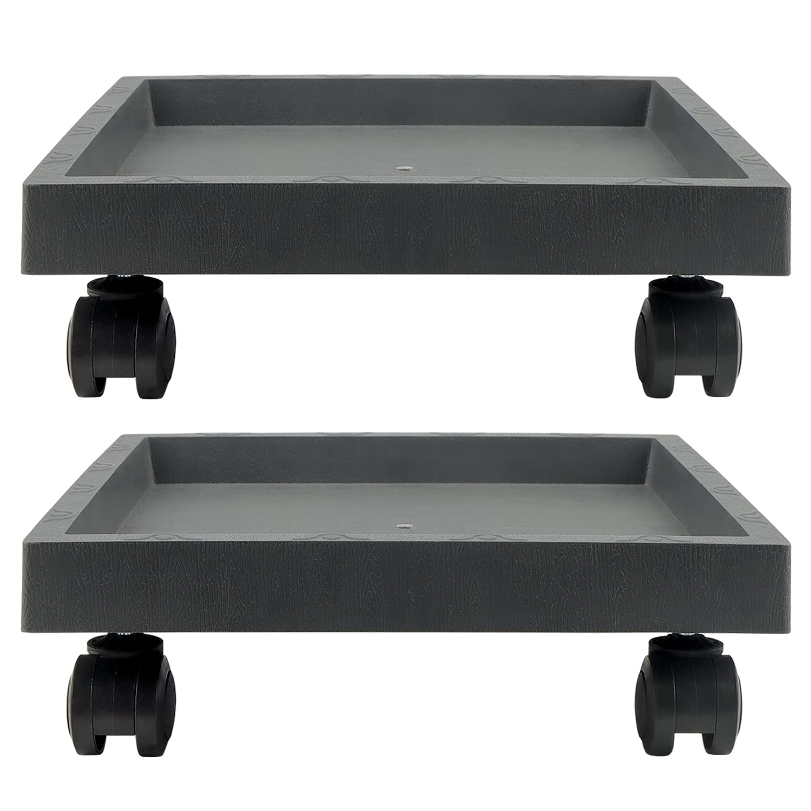 Snapklik.com : ZEONHEI 2 Packs 10 Inch Square Plant Caddy