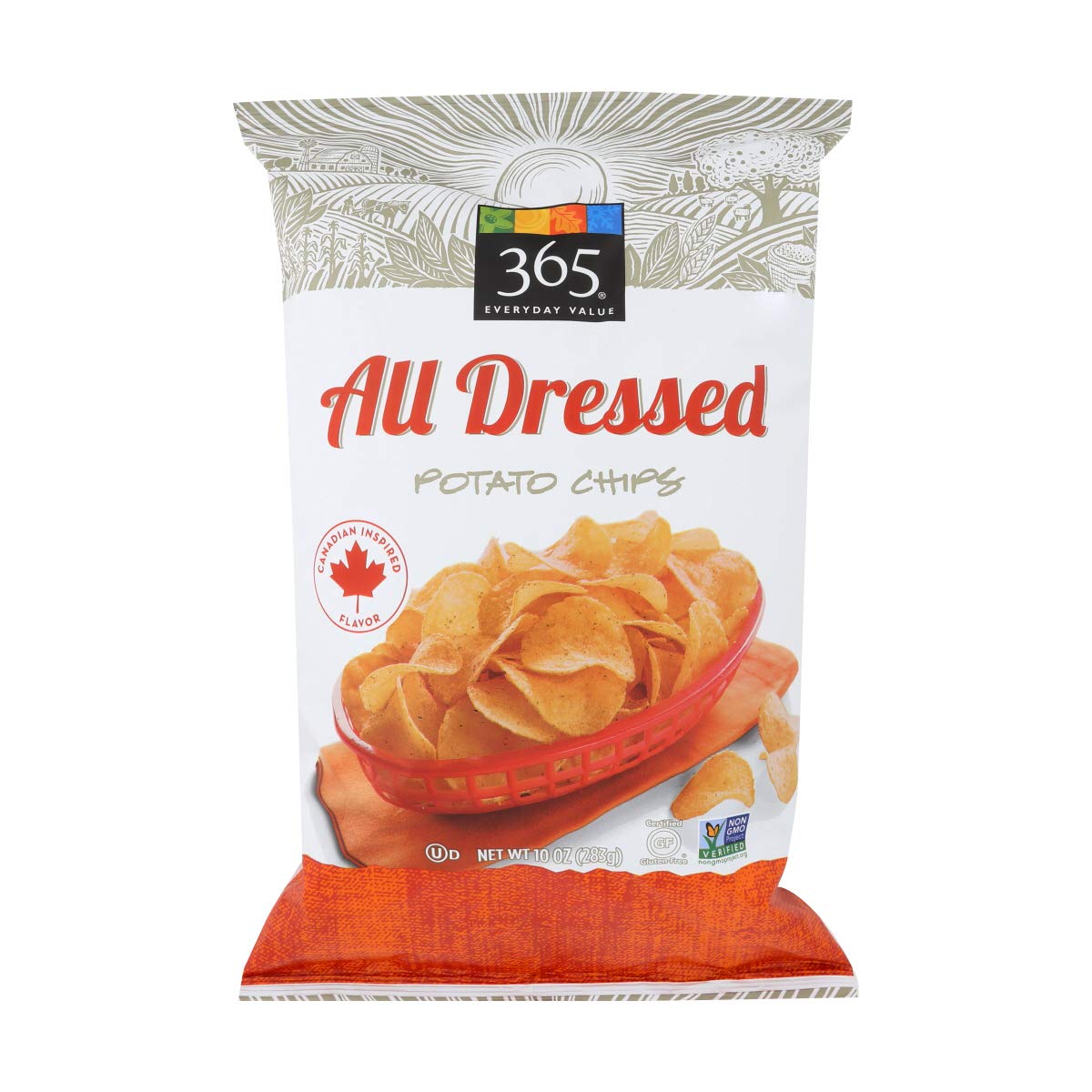 Amazon.com: 365 by Whole Foods Market, Potato Chips All Dressed ...