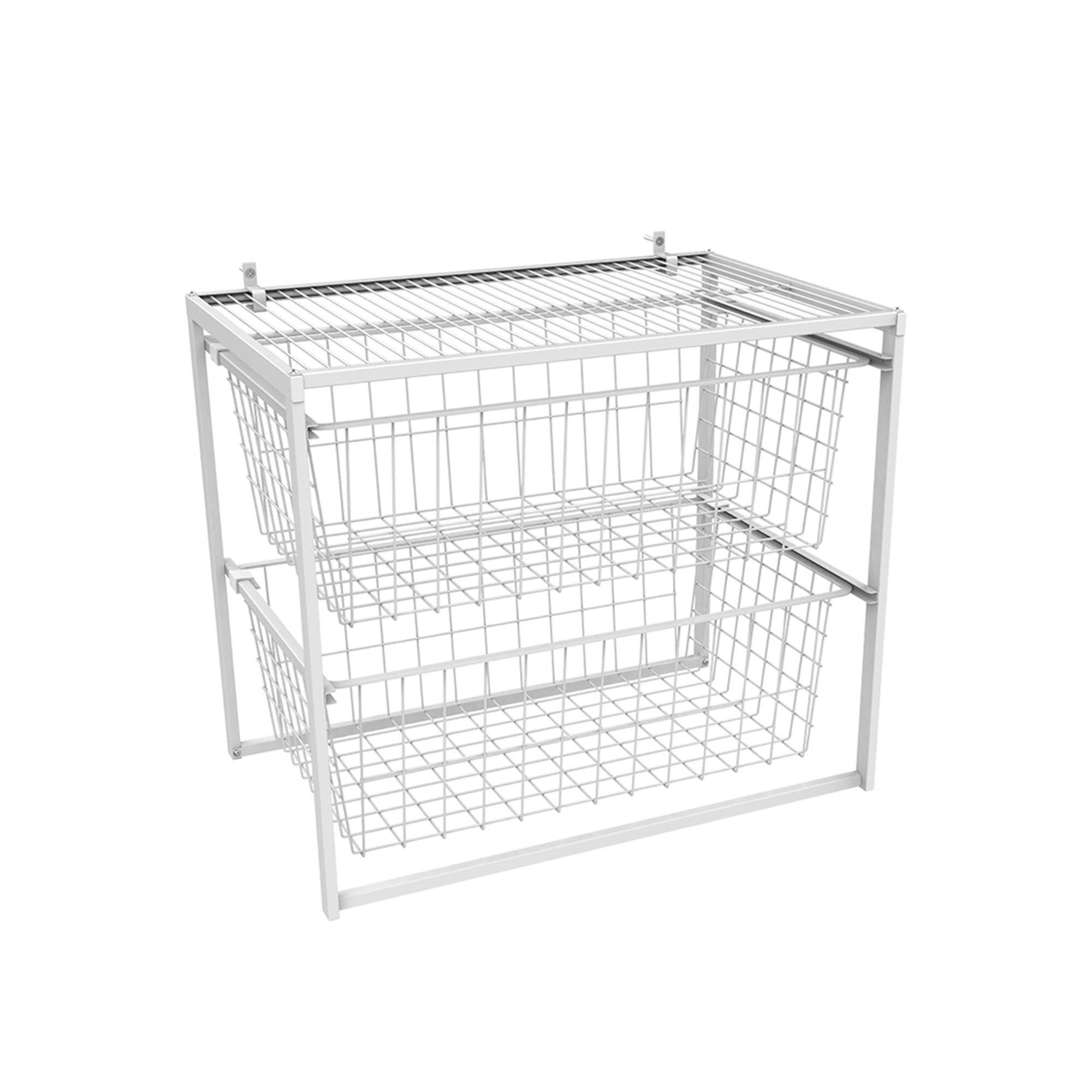Snapklik.com : ClosetMaid Wire Basket 2 Drawer Organizer Unit