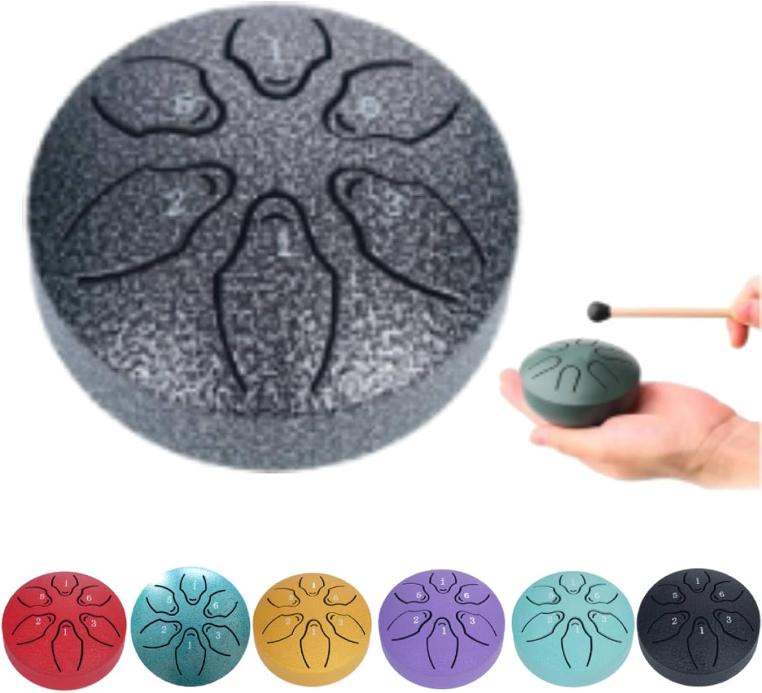Amazon.com: Rain Drum for Outside Garden, NEW Steel Tongue Drum Rain ...