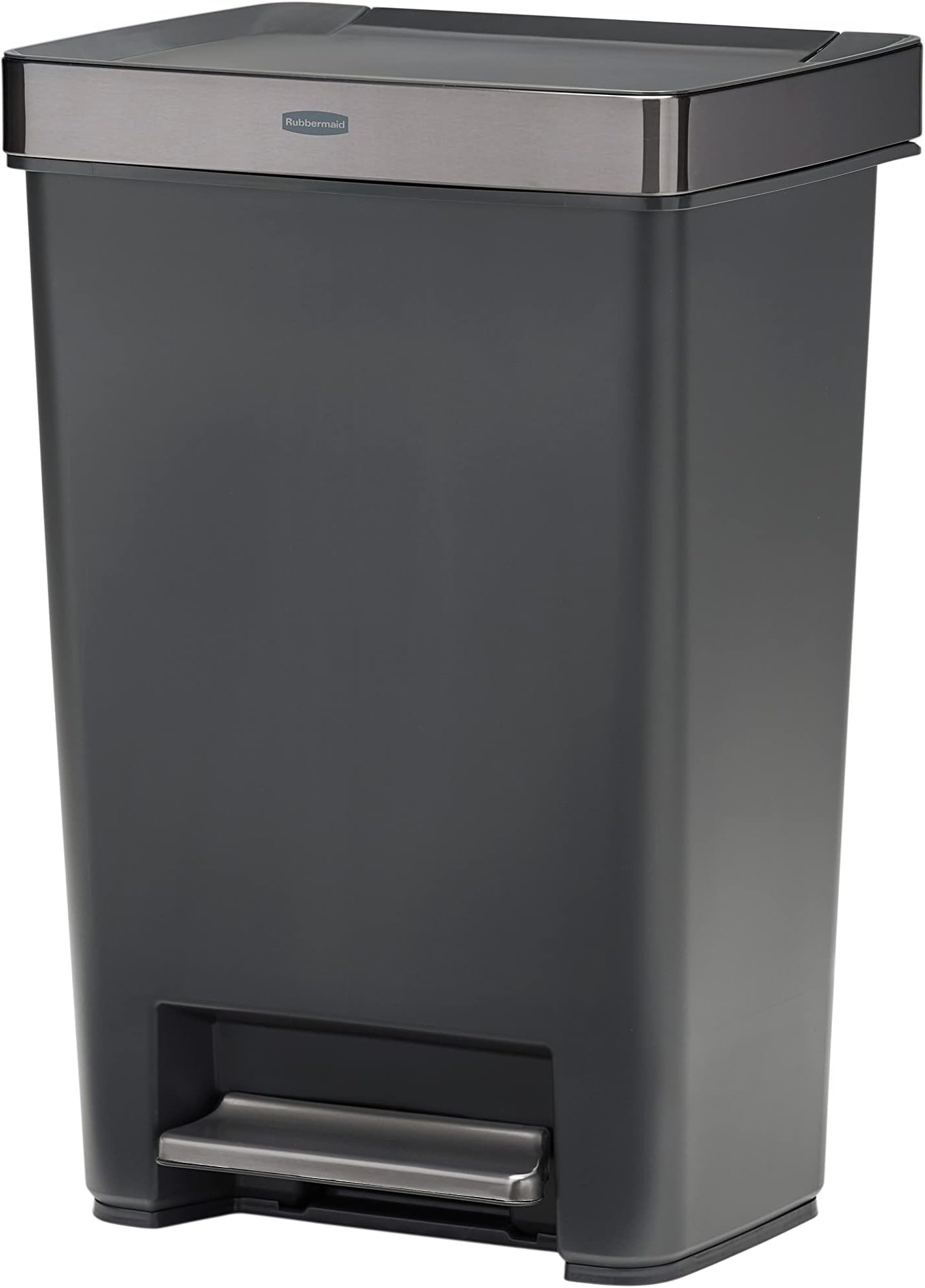 Amazon.com: Rubbermaid Premier Series III Step-On Trash Can for Home ...