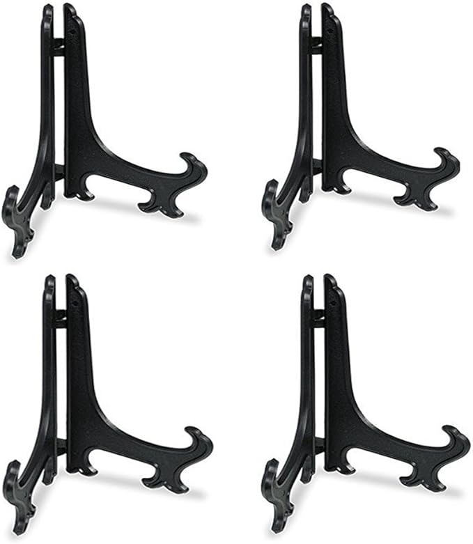 Amazon.com: Artliving (4 Pack) 12 Inch Plastic Display Stand, Black ...