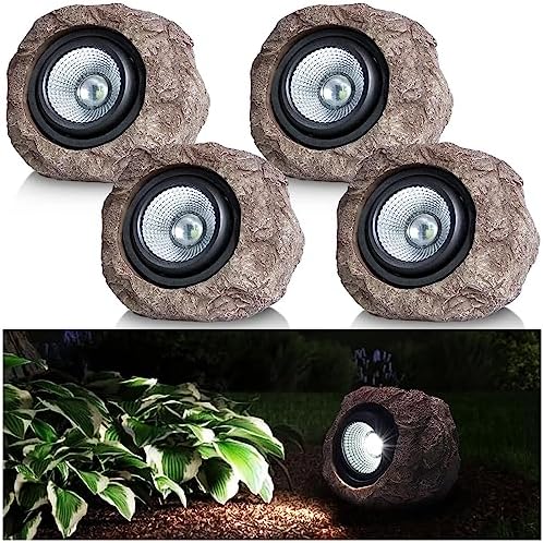 Britta Products Solar Path Paver Stones - Waterproof Solar LED Light ...
