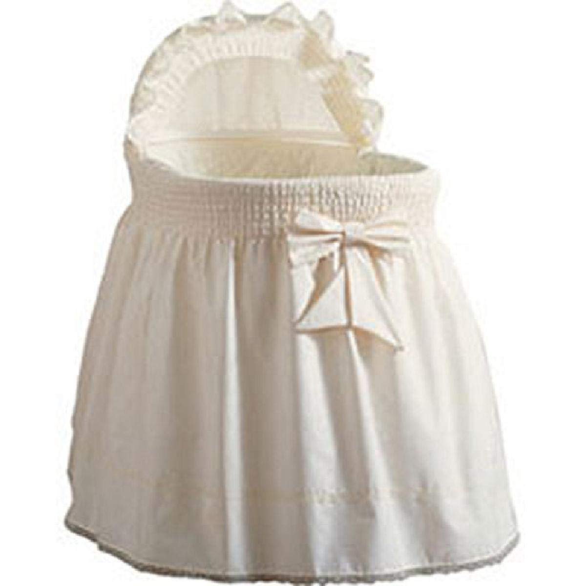 Amazon.com : Baby Doll Bedding Sea Shell Rainbow Bassinet Set, Ecru : Baby