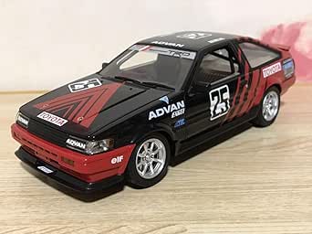 Amazon.co.jp: 1/24 AE86 Corolla Levin Advan Race Car Engine Mini Car ...