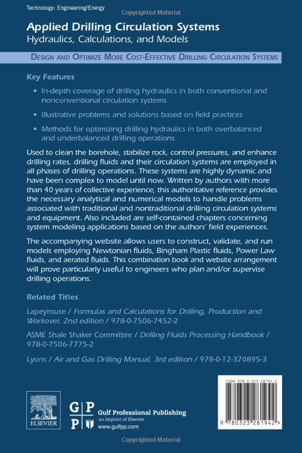 Snapklik.com : Applied Drilling Circulation Systems: Hydraulics