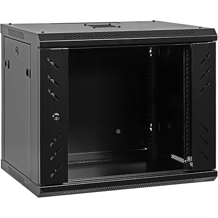 Amazon.com: 9U Professional Wall Mount Network Server Cabinet Enclosure ...
