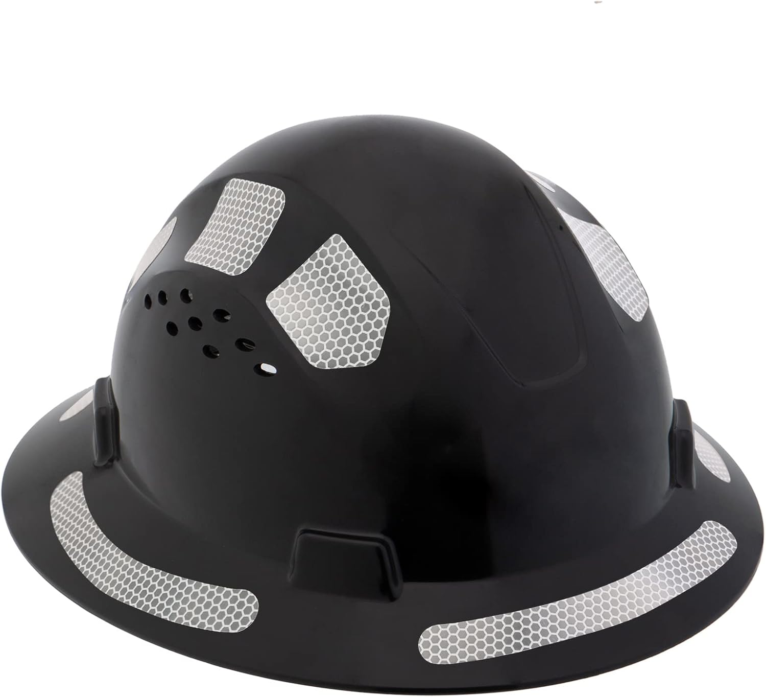 Full Brim Hard Hat Vented LOHASPRO ANSI Z89.1 Black Hard Hat cascos de ...