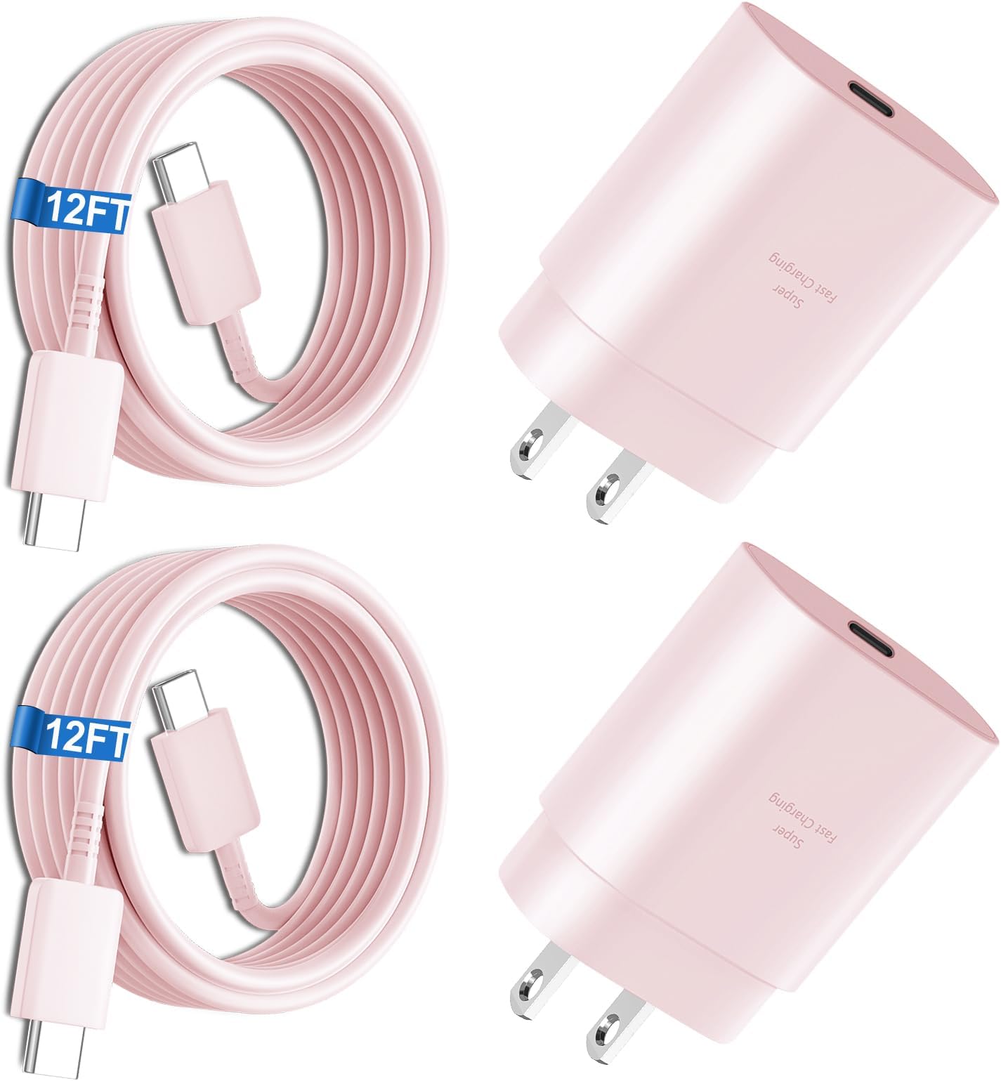 Amazon.com: Samsung S24 USB C Charger Cable Fast Charging 25W Dual Port ...