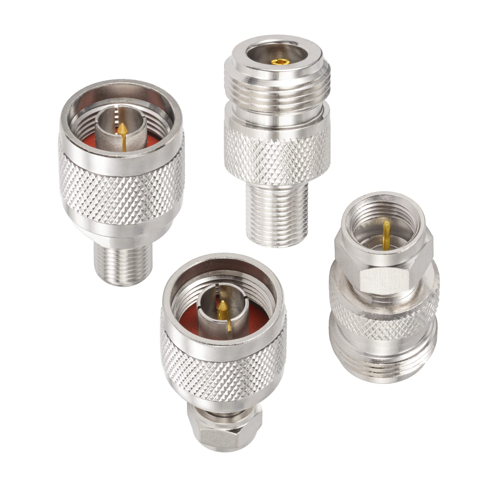 Buy Superbat N to F Coax Adapter Connector Kit N Male Female to F Male ...