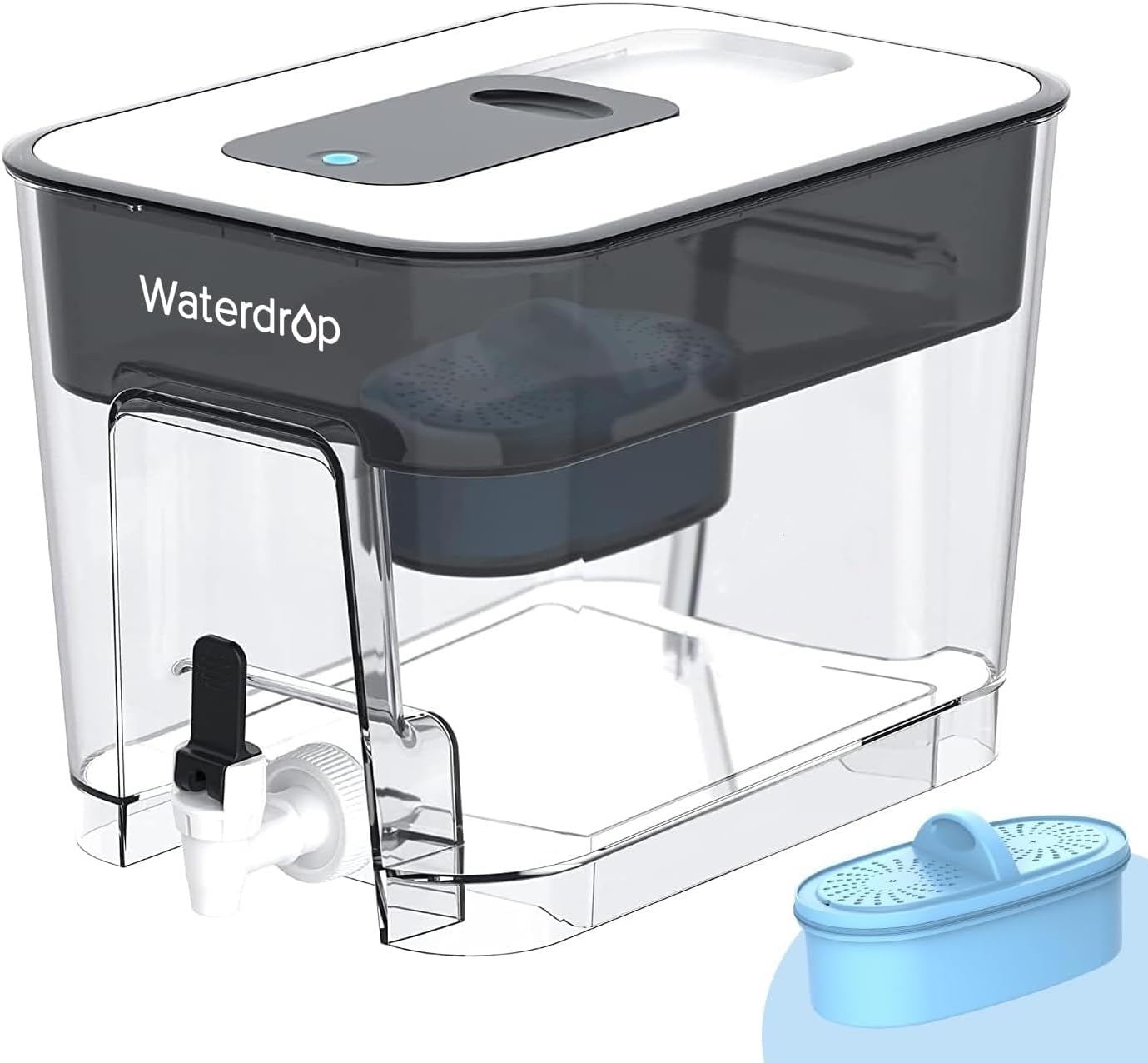 Amazon.com: Waterdrop Alkaline Water Filter Dispenser, Large 40-Cup ...