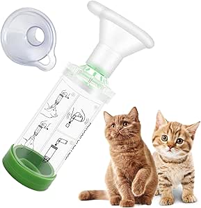 Amazon.com : PAWFECTJEE Portable Cat Inhaler Spacer with 2 Silicone ...