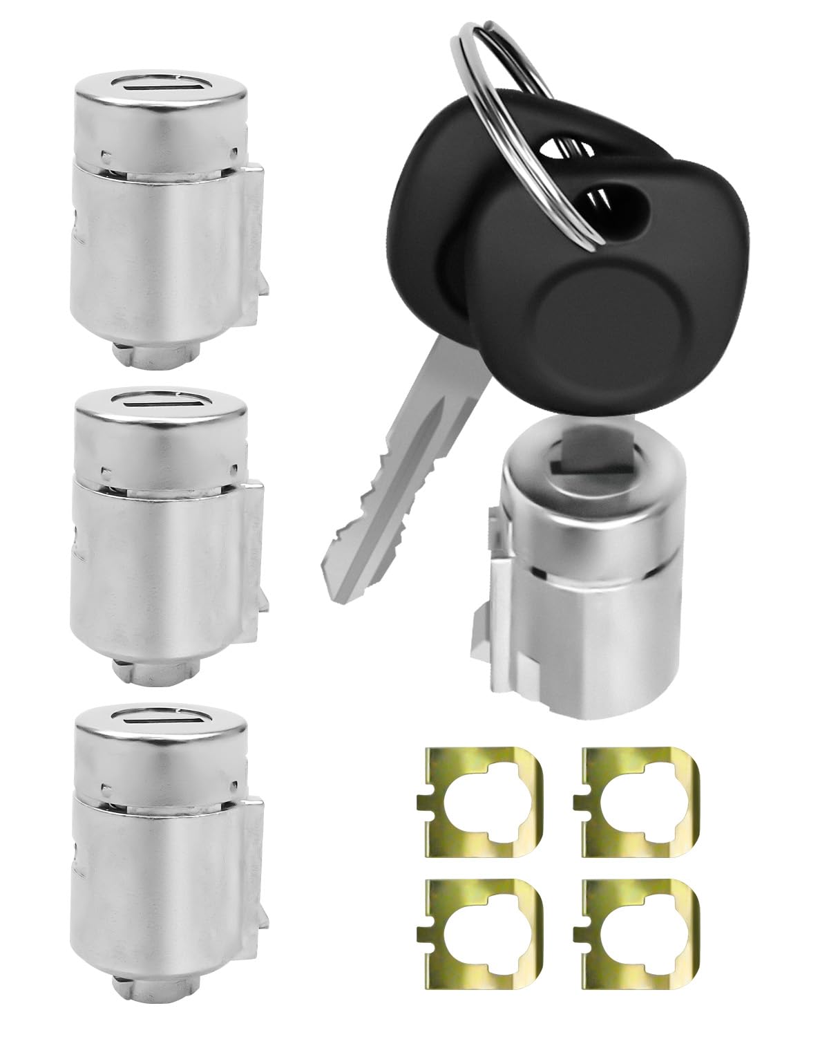 Door Lock Cylinder with Keys fit for Chevrolet Express GMC Savana 2001 ...