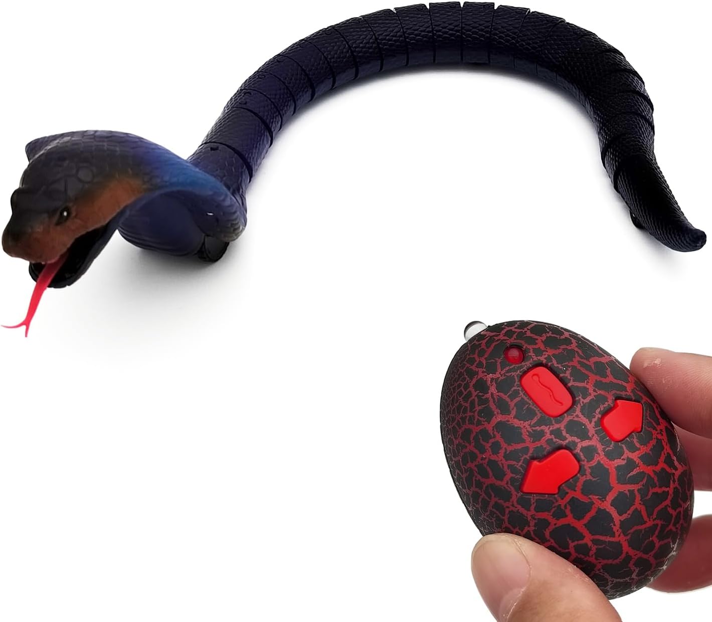 Amazon.com: Tipmant Realistic Remote Control Snake RC Cobra Animal Toy ...