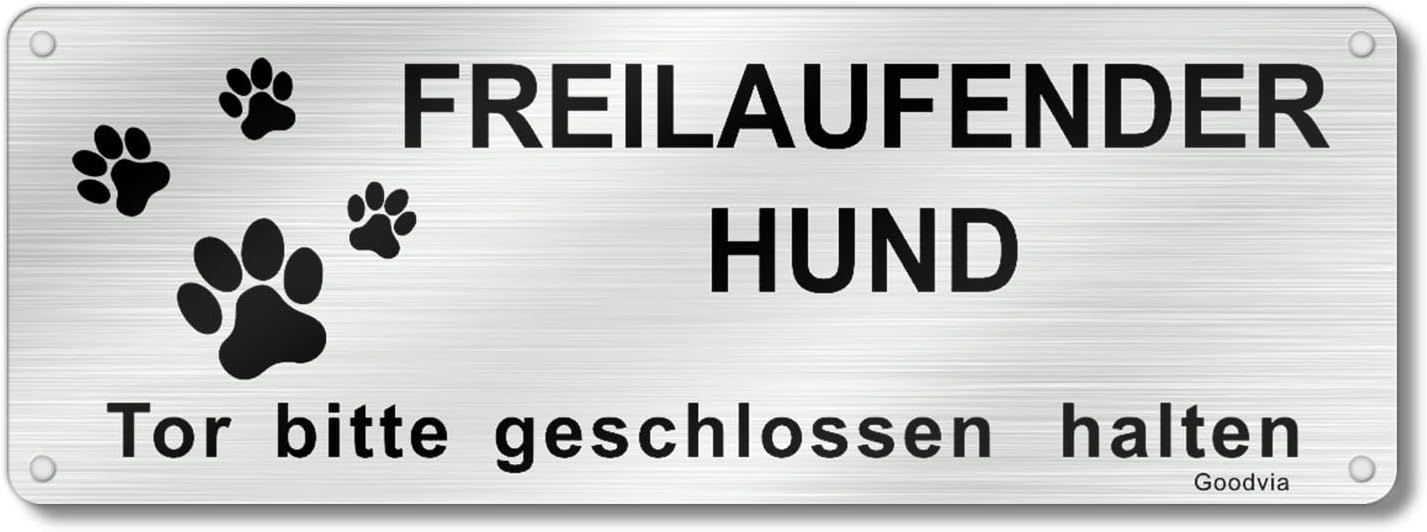 Echtes Edelstahl Hinweis-Schild Türschild Größe 12x8 oder 15x10 cm ...