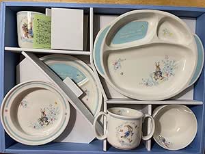 Amazon.co.jp: Peter Rabbit Children's Dinnerware Set, 6 Piece Set ...