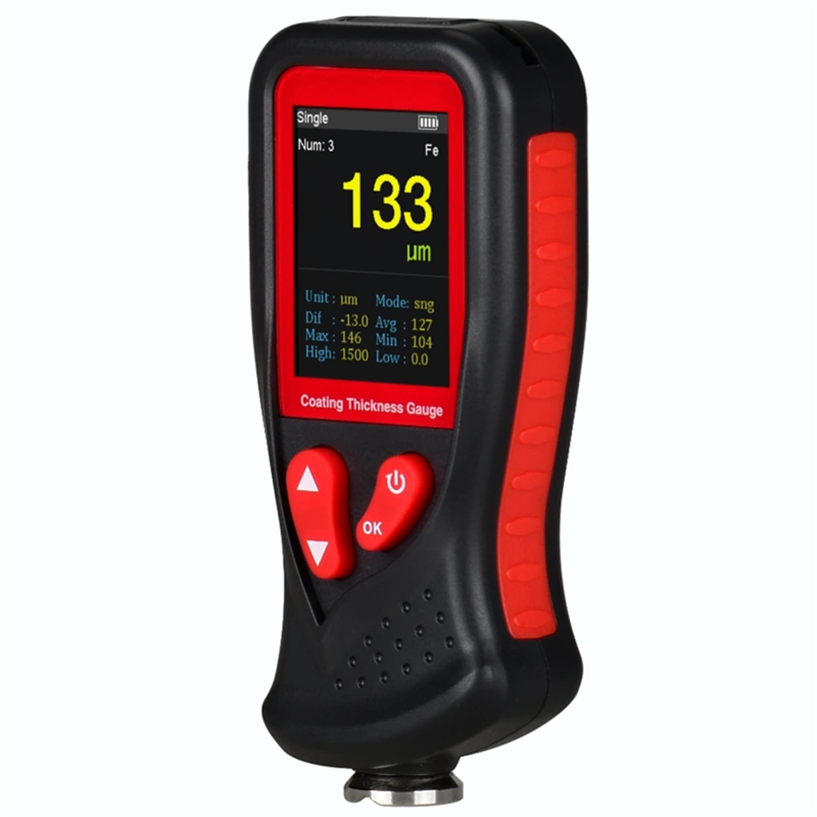 Buy Paint Digital Coating Thickness Gauge with Screen Rotation Build-in ...