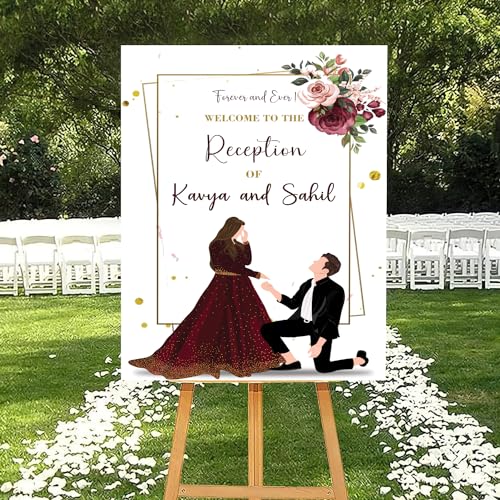 Wedding reception sign board | Beachweddingtips.com