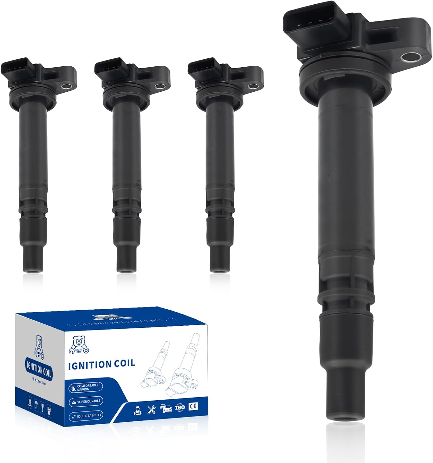 Amazon.com: Ignition Coil Packs UF323 Compatible with Toyota 2000-2004 ...