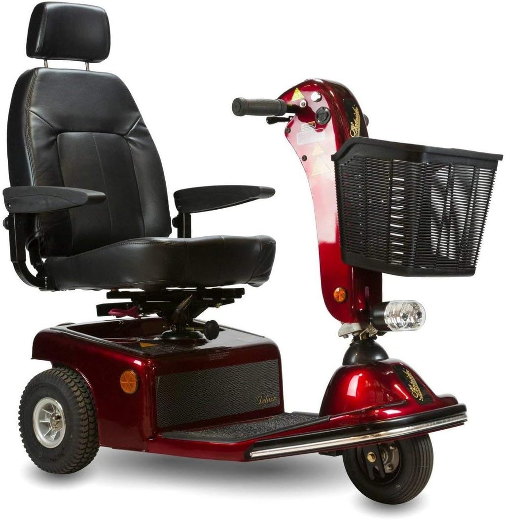 Amazon.com: Shoprider Sunrunner 3 Scooter - Burgundy : Health & Household